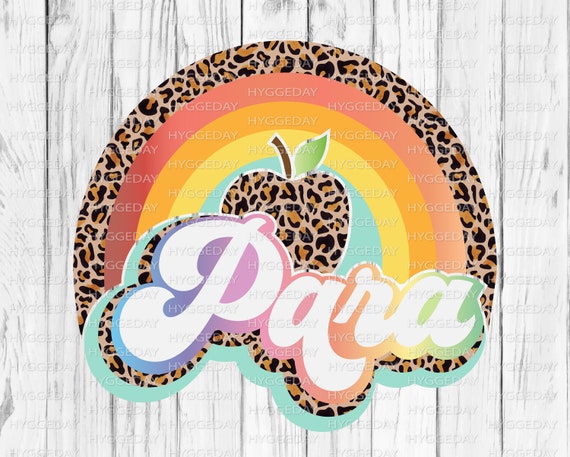 Para Png Sublimation Download Back to School Leopard | Etsy