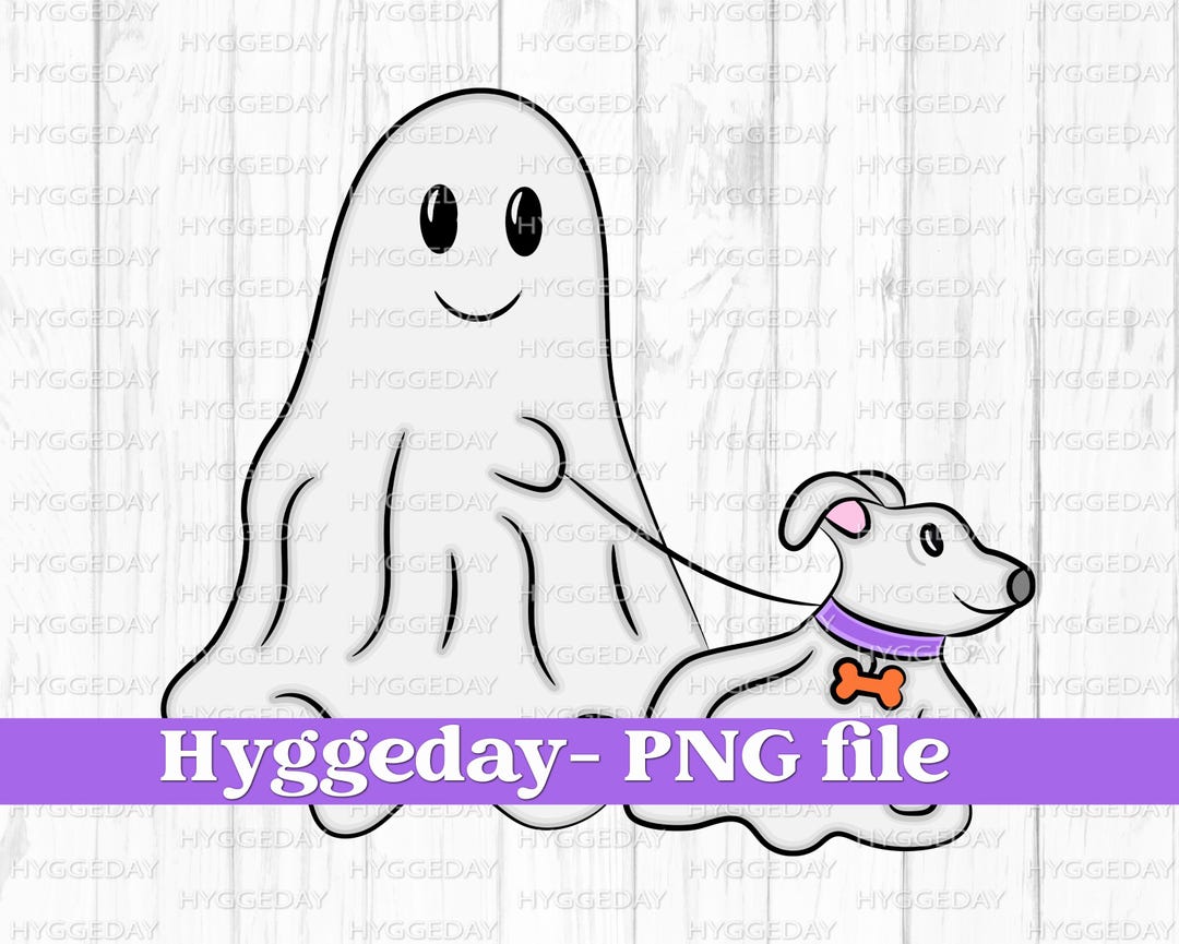 Ghost Walking Dog PNG, Digital Download, Sublimation, Sublimate ...