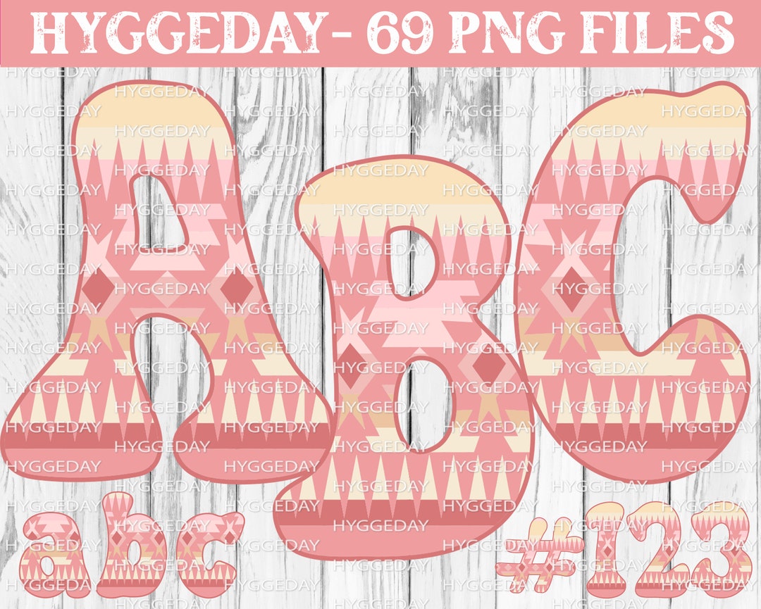 Aztec Alphabet Letters, Sublimate Download, Retro, Country, Western ...