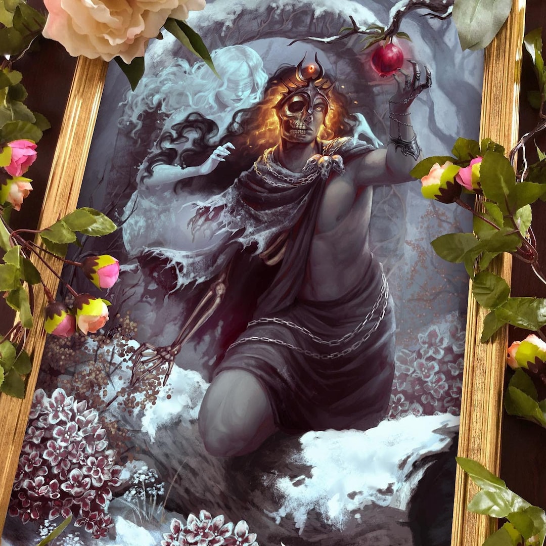 Hades Art Print Fantasy Wall Decor - Etsy