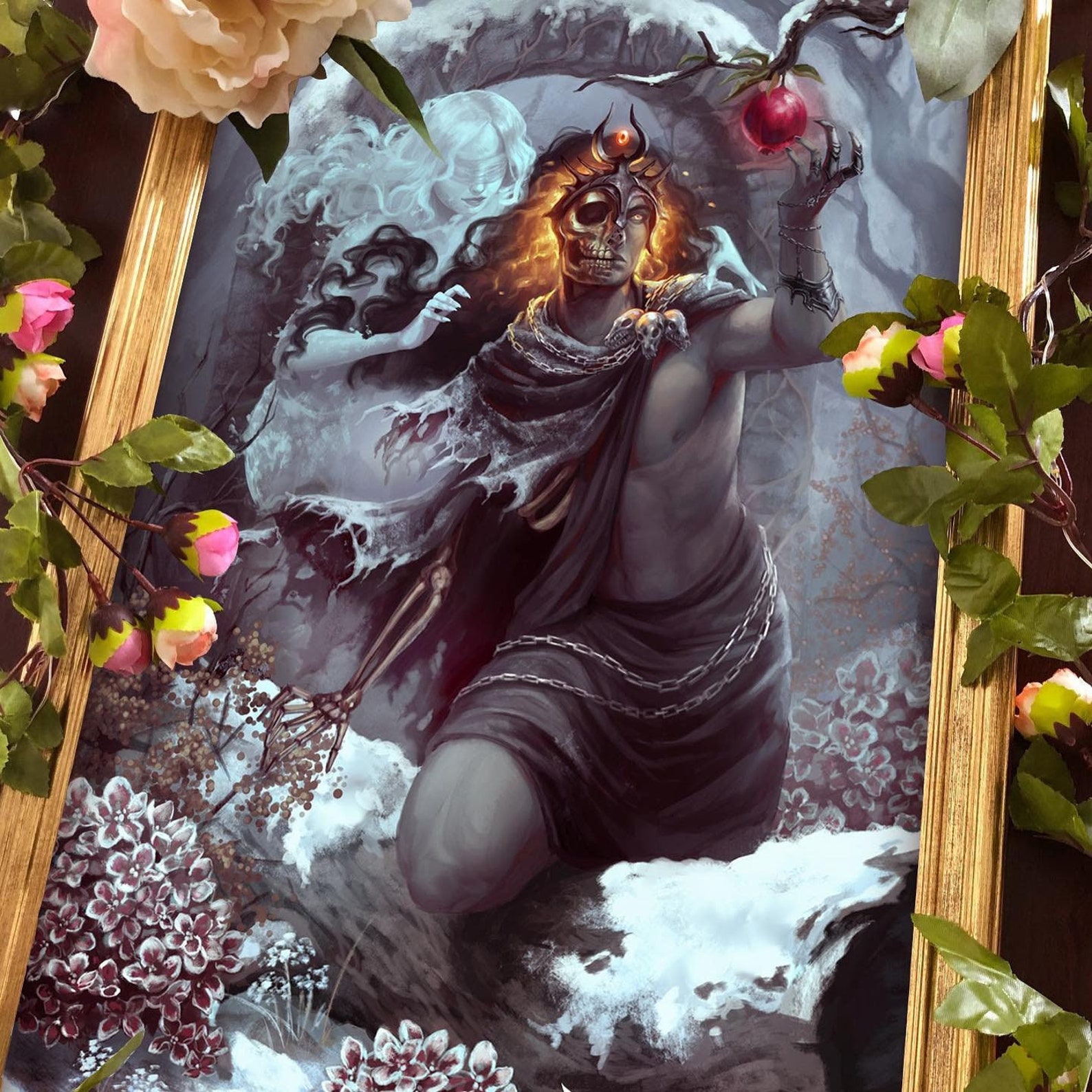 Hades Art Print Fantasy Wall Decor - Etsy