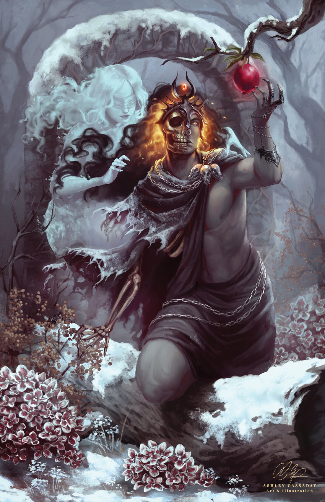 Hades Art Print Fantasy Wall Decor - Etsy