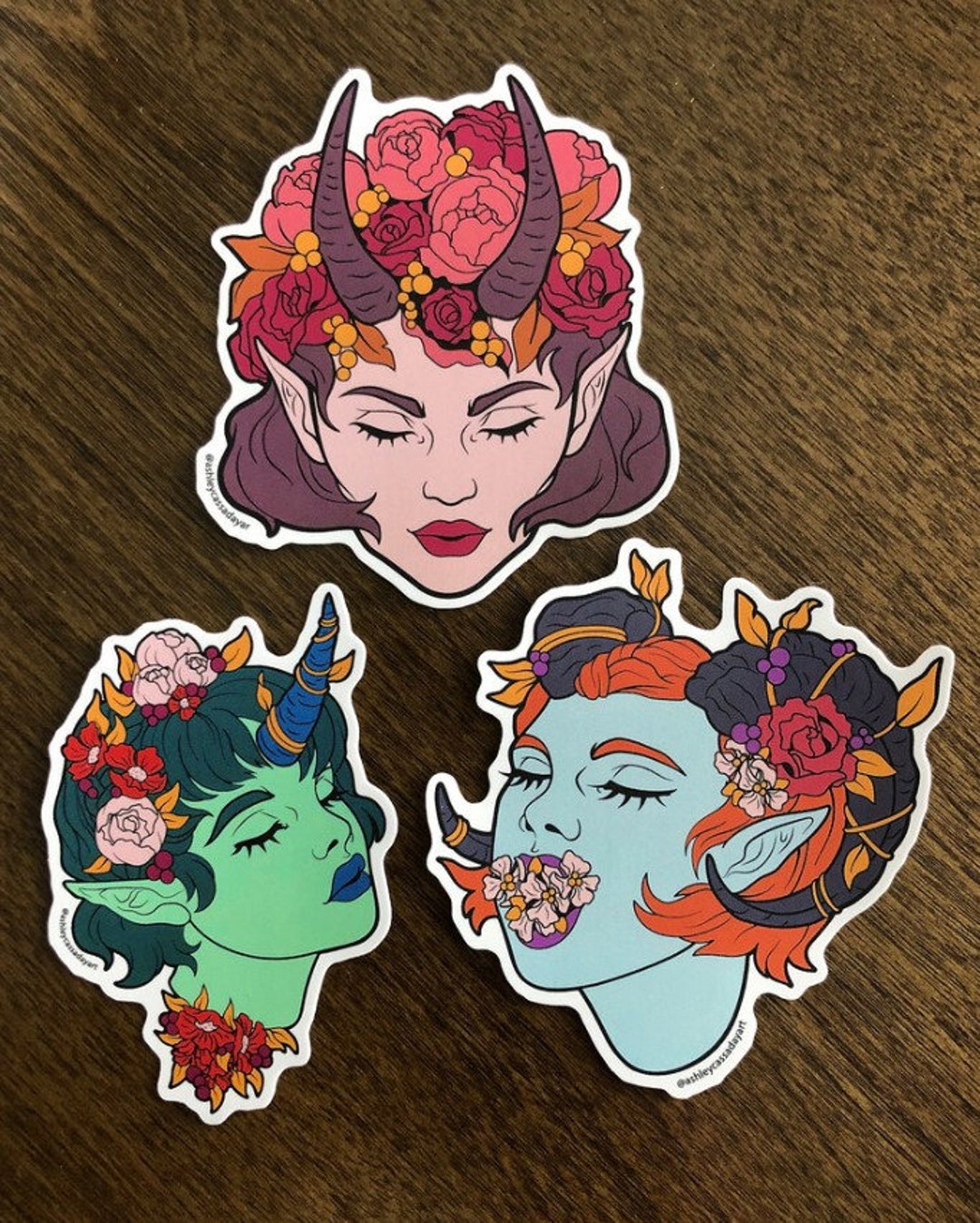 Floral Fae Sticker Set - Etsy