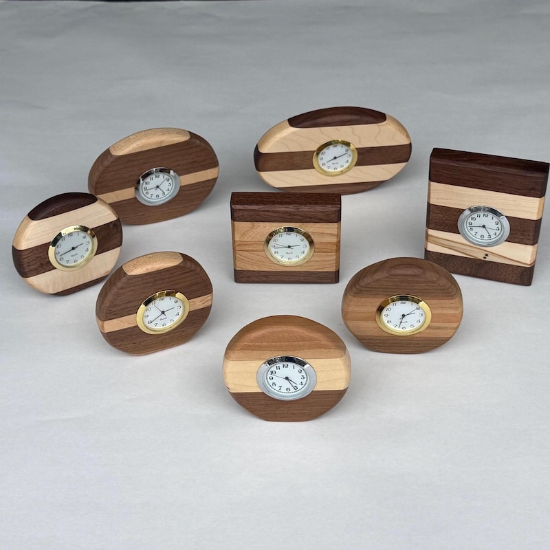 Handmade Wood Clock - Etsy