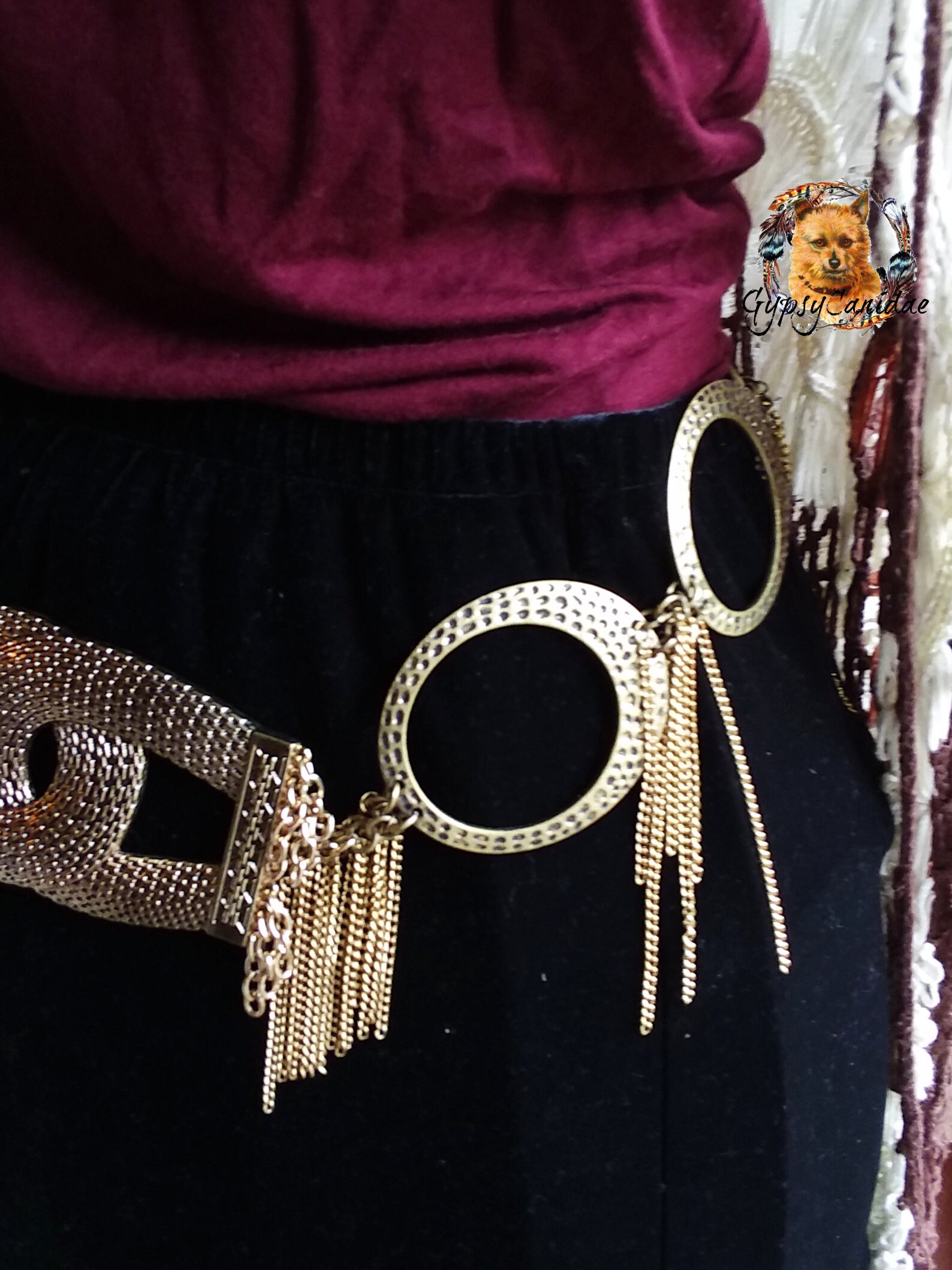 Romani / Gypsy Belt / Metal Belt / Upcycled Belt / Gypsy - Etsy