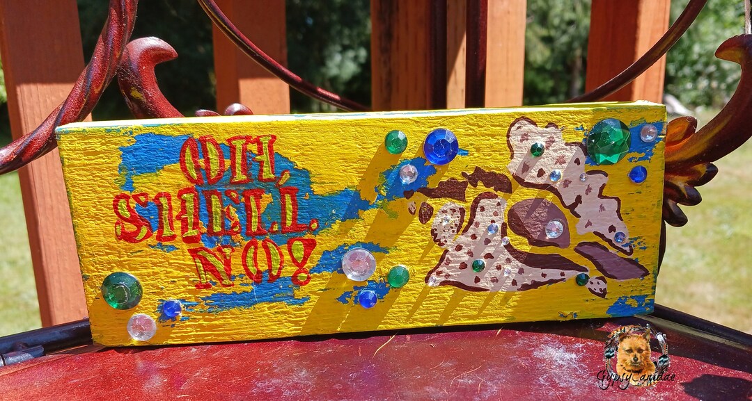 Oh, Shell No / Shell Sign / Beach Decor / Mermaid Core / Mini Sign ...