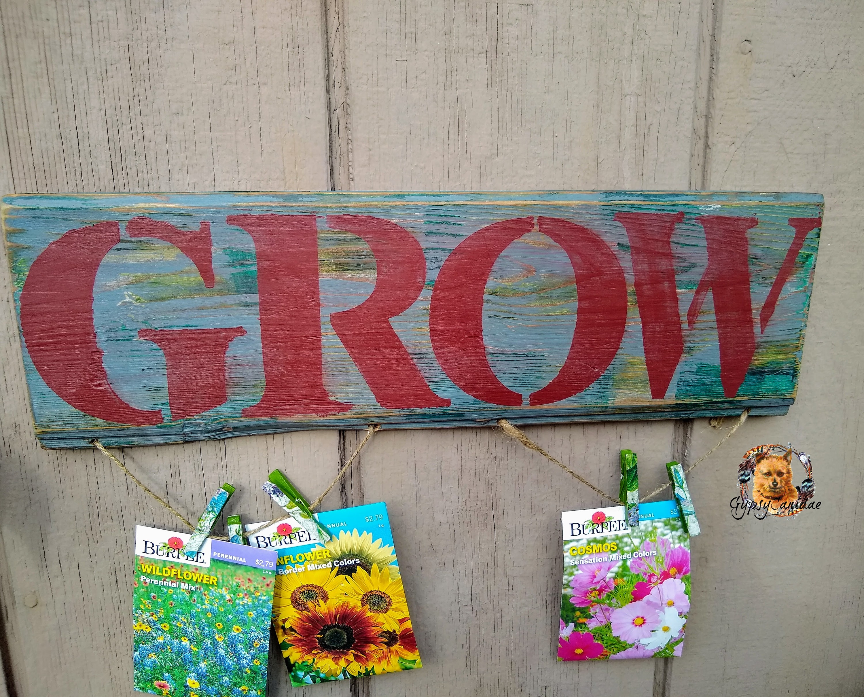 Grow Garden Sign / Plant Lover Gift / Gift for Gardener / - Etsy