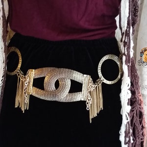 Romani / Gypsy Belt / Metal Belt / Upcycled Belt / Gypsy Accessory ...