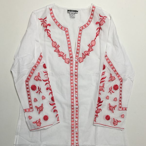 Embroidered Tunic - Etsy