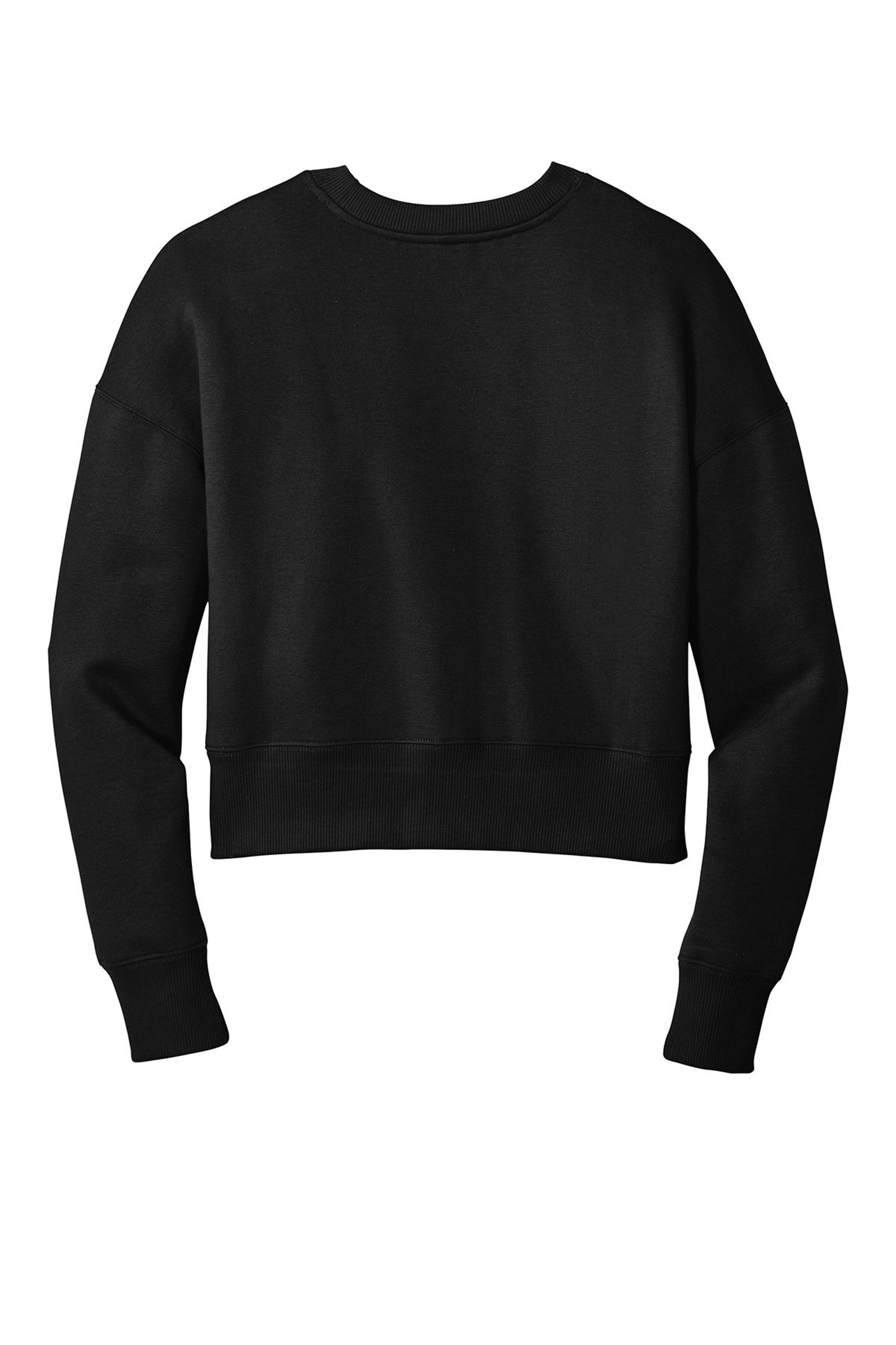 Women's Fleece Cropped Crew Neck Sweatshirt With Extremely - Etsy