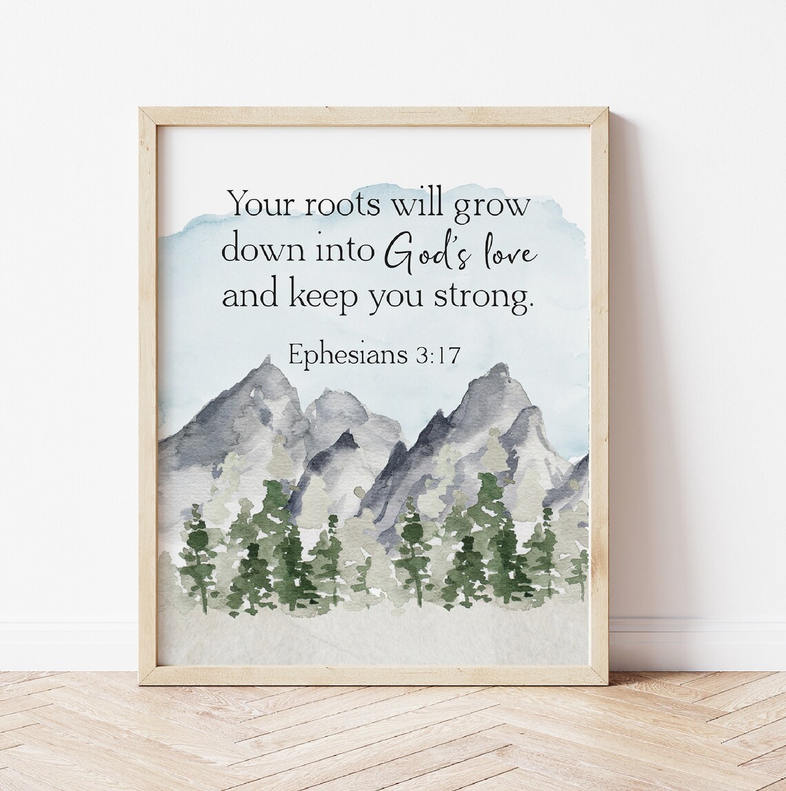 Christian Wall Art Scripture Wall Art Bible Verse Prints - Etsy