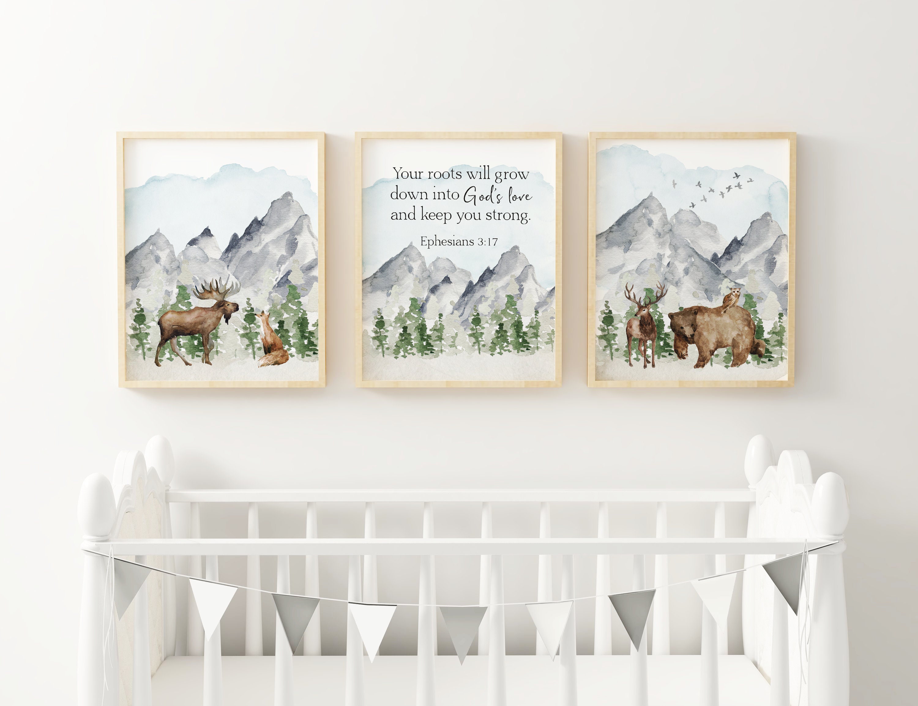 Christian Wall Art Scripture Wall Art Bible Verse Prints | Etsy
