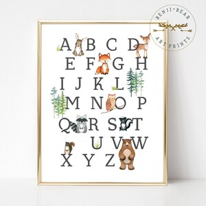 Alphabet Print Number Print Education Art Print Homeschool - Etsy