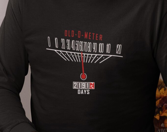 Odometer Oldometer Funny 60th Birthday Present Gag Gift Turning 60 ...