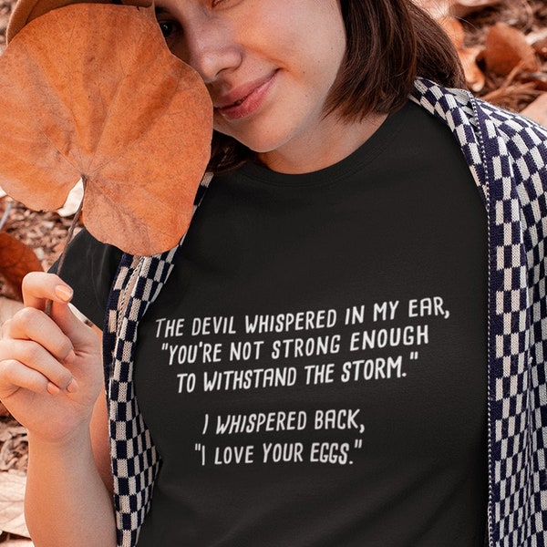 Devil Whispered in My Ear - Etsy