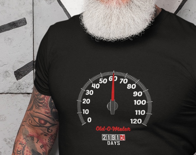 Odometer Oldometer Funny 60th Birthday Present Gag Gift Turning 60 ...
