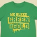 We Bleed Green & Gold T-shirt / High School Game Day Group Football ...