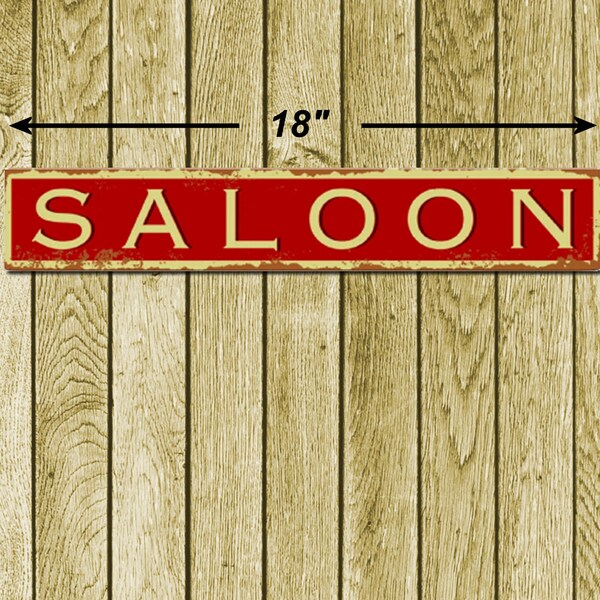 Saloon Sign - Etsy