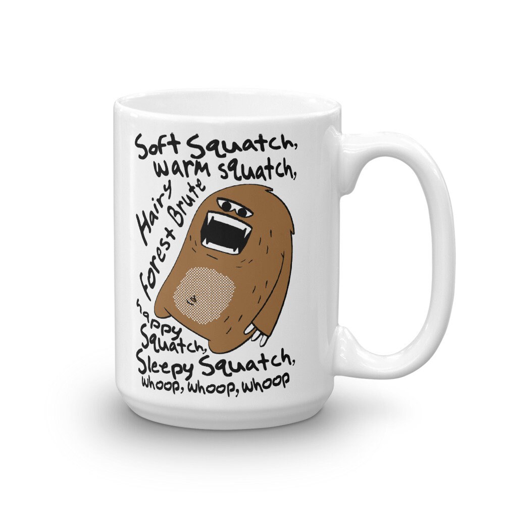 Sasquatch Mug Soft Squatch Warm Squatch Funny Bigfoot - Etsy