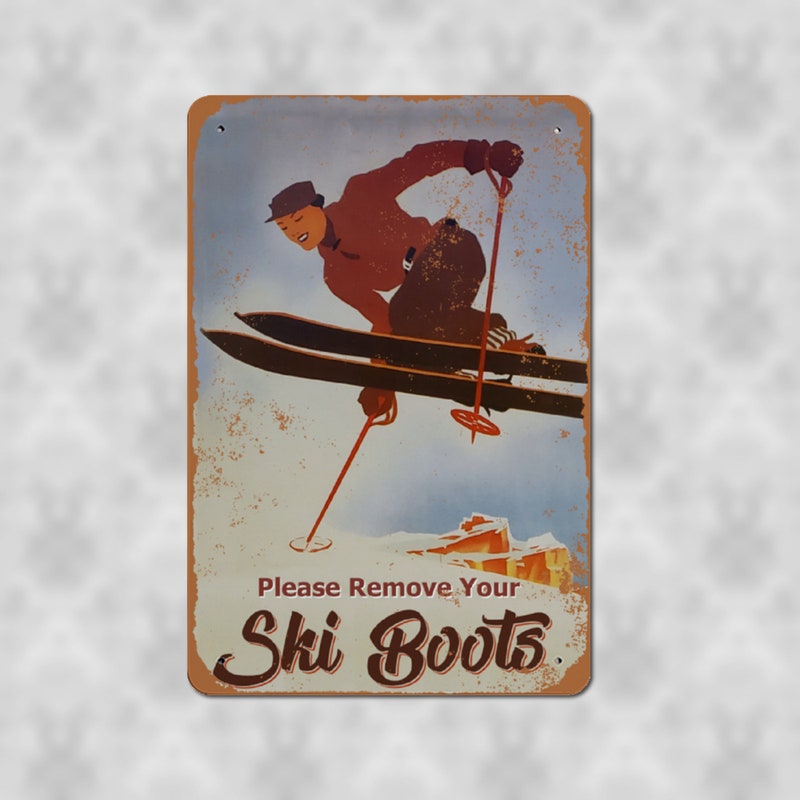 Ski Sign - Etsy