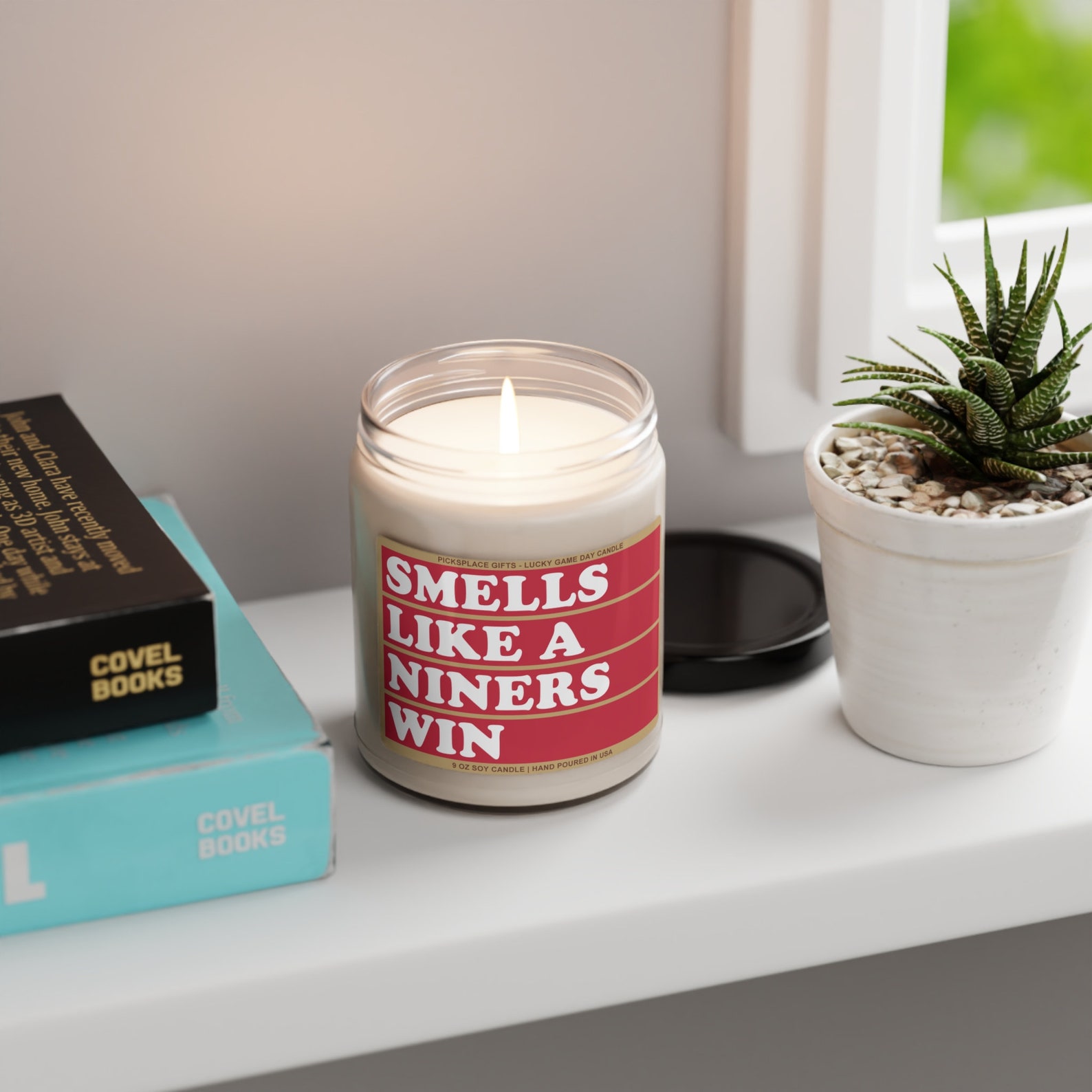 49ers Lucky Candle Smells Like A Niners Win / 9oz Scented Soy Candle ...