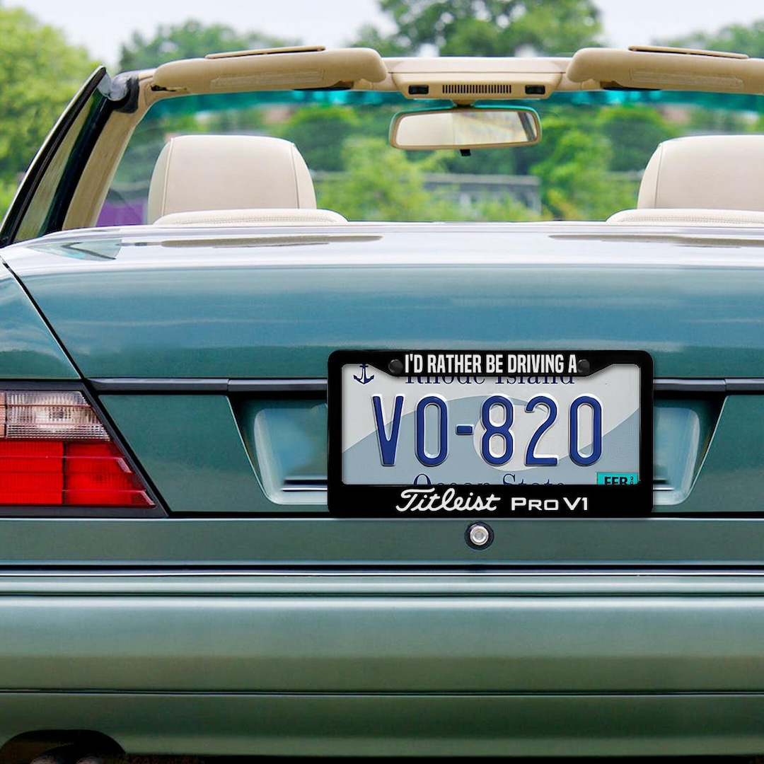 Golfer Gift I'd Rather Be Driving A Titleist Golf Ball Golfing License ...