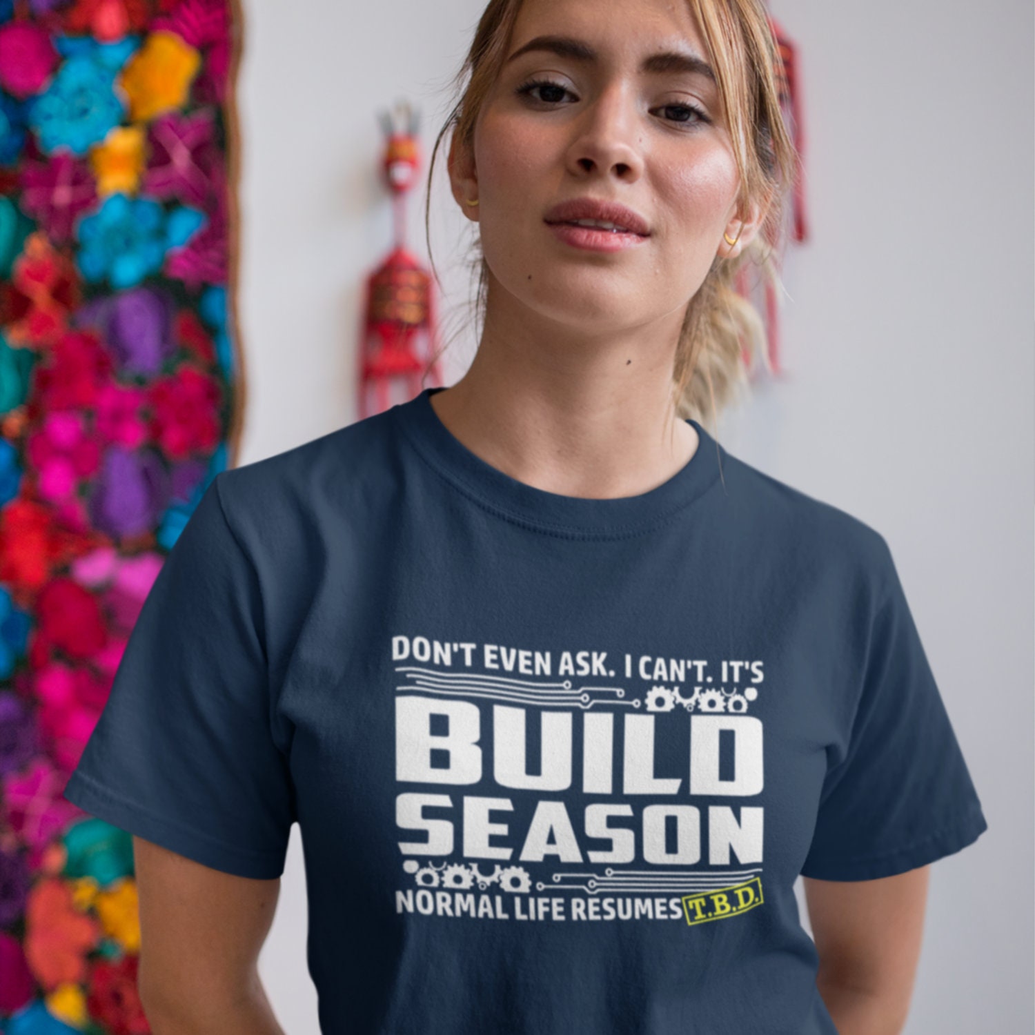 Robotics Build Season Shirt High School Robots STEM FRC First ...