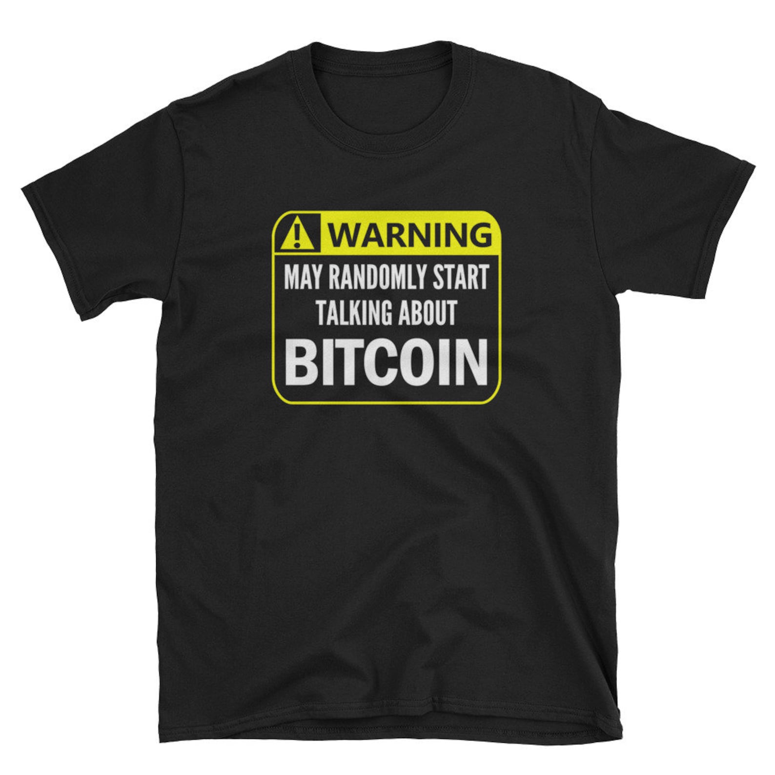 Funny Bitcoin T-shirt for the Crypto-crazy Bitcoin Fan Black | Etsy