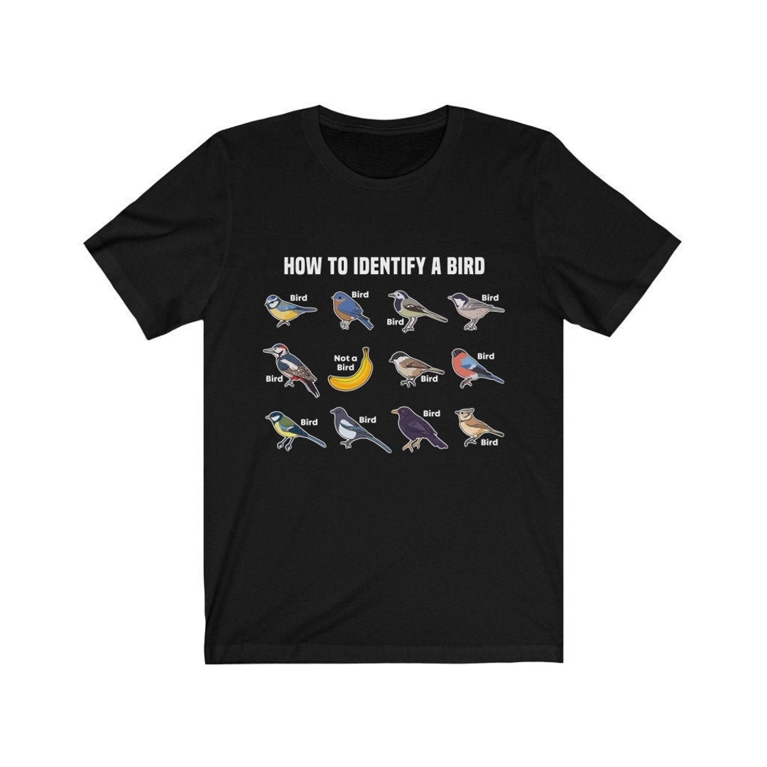 How to Identify Birds T-shirt / Funny Bird Nerd Tee for Birders ...