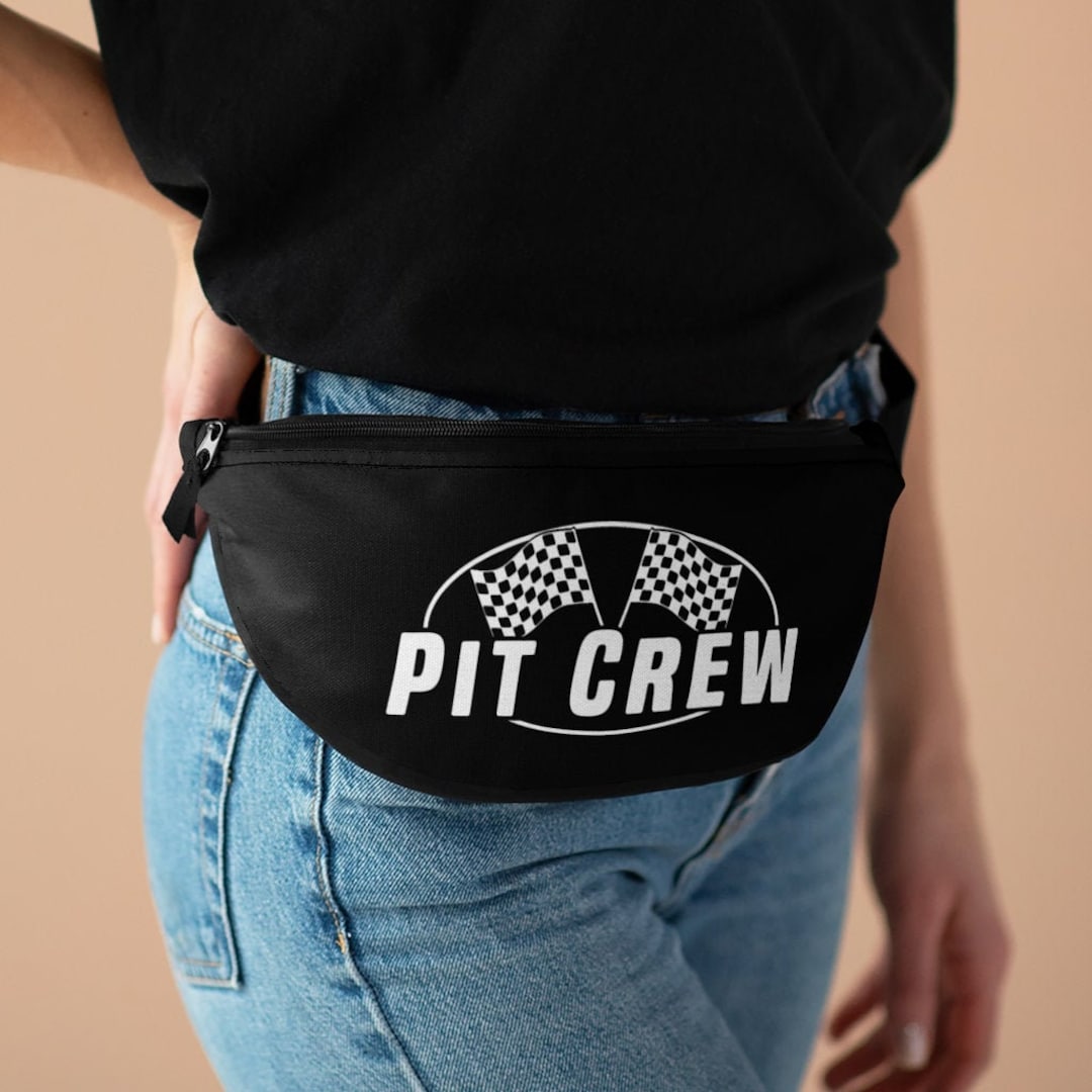 Pit Crew Fanny Pack / Checkered Flags Drag Racing Stock Car Race Track ...