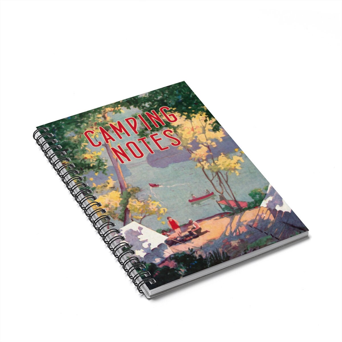 Camping Notes Camper Journal A5 Spiral Notebook Notepad - Etsy