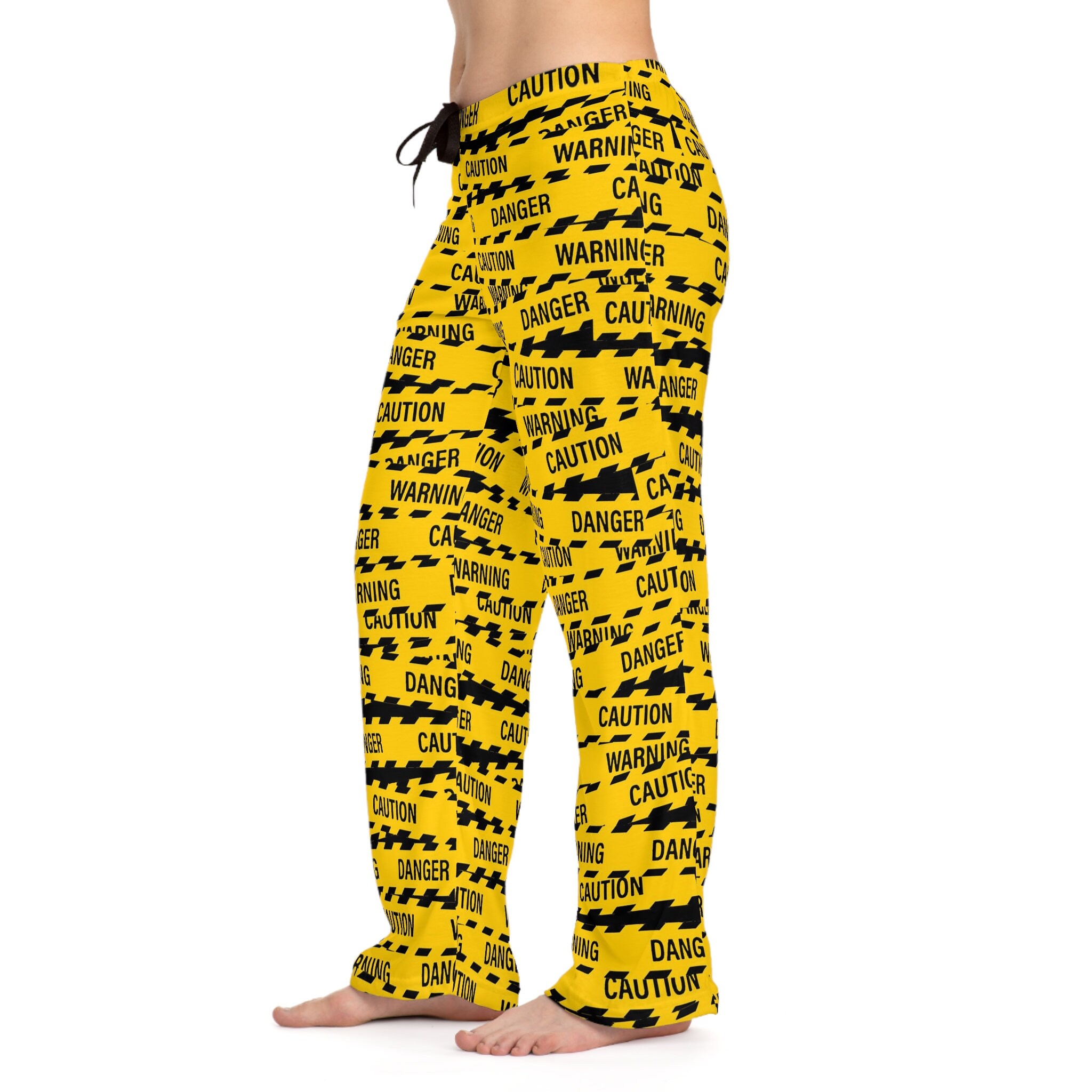 Crime Scene Tape Lounge Pants Pajamas / Danger Warning Caution Casual ...