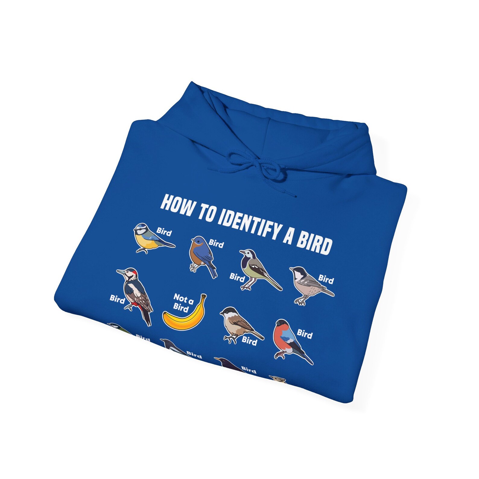 How to Identify Birds Hoodie / Funny Bird Nerd Birders Birdwatching ...