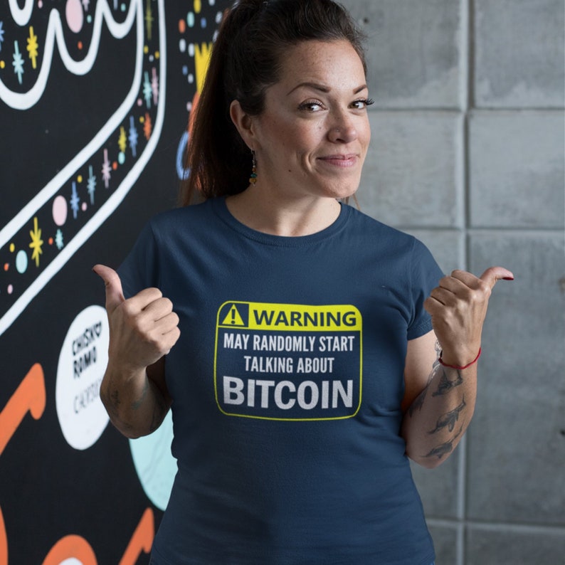 Funny Bitcoin T-shirt for the Crypto-crazy Bitcoin Fan Black | Etsy