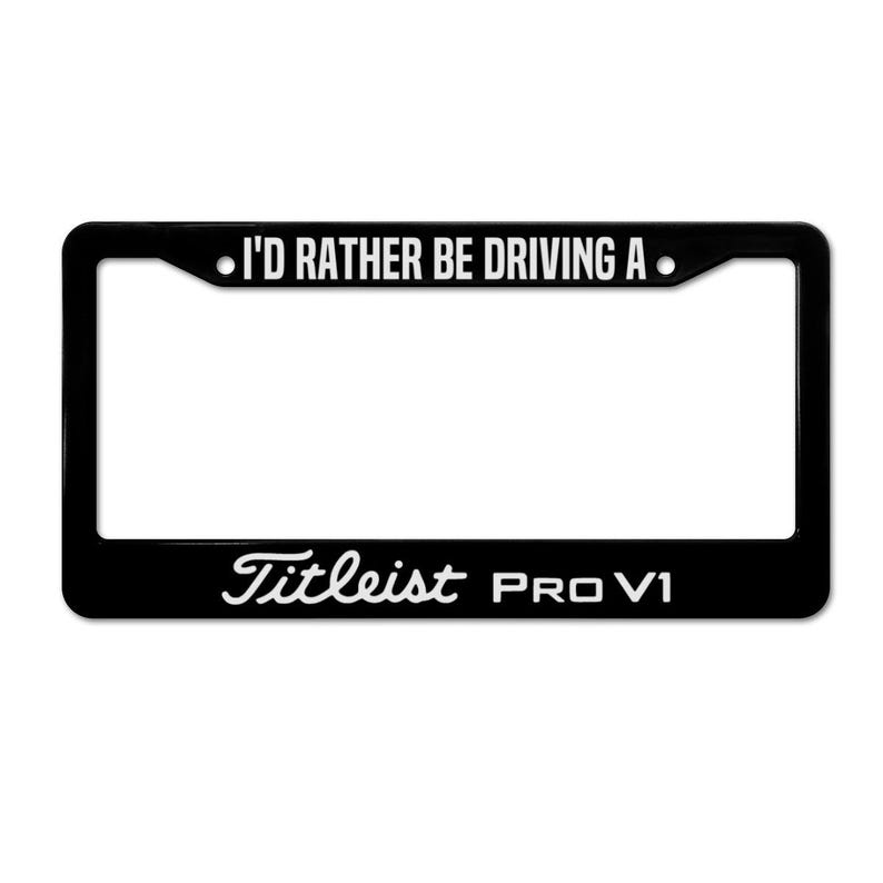Golfer Gift I'd Rather Be Driving A Titleist Golf Ball Golfing License ...