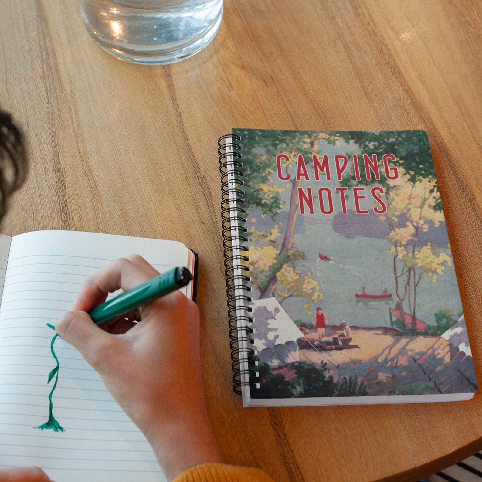 Camping Notes Camper Journal A5 Spiral Notebook Notepad - Etsy