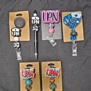 LPN Badge Reels, Licensed Practical Nurse Badge Reels, LPN Pens ...