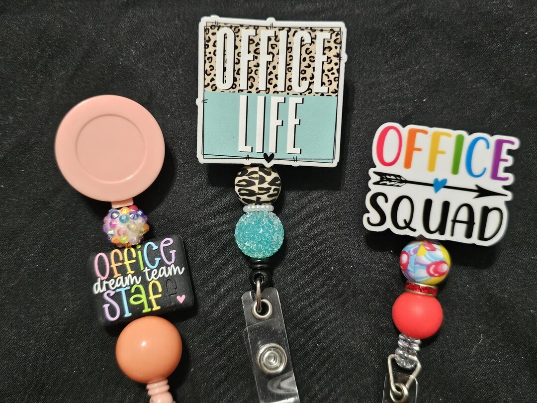 Office Staff Badge Reel, Support Staff Badge Reel, Medical Records ...