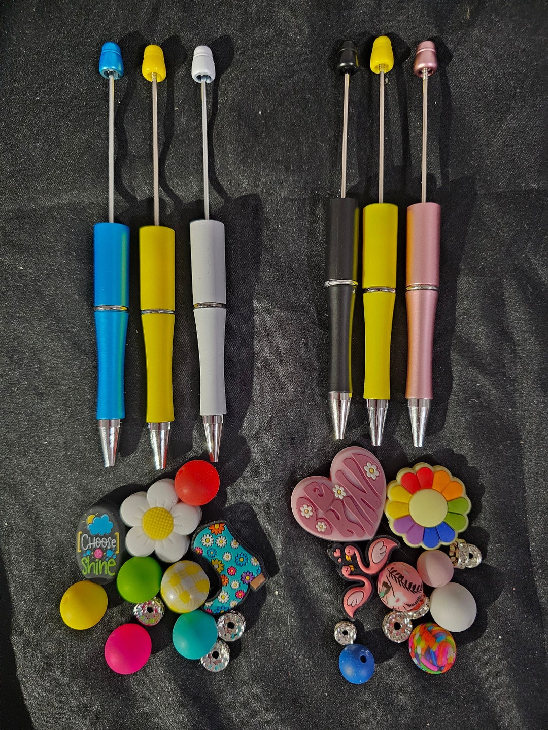 Beaded Pen Kits, DIY Beaded Pen Kits, Pen Kits for Kids, Summer Pen ...