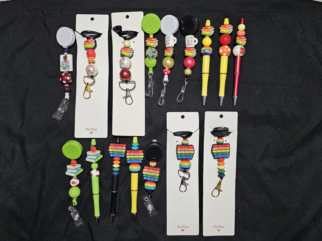 Teacher Badge Reels, Teacher Lanyards, Teacher Pens, Teacher's Beaded ...