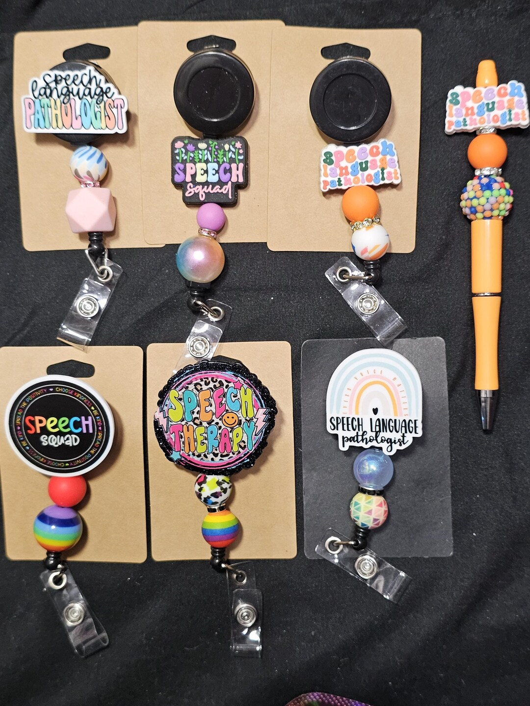 Speech Therapist Badge Reels, Speech Pathologist Badge Reels, Speech ...