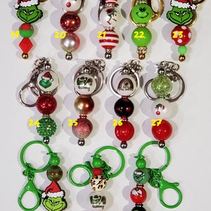 Grinch Pens Grinch Badge Reels Grinch Key Chains Grinch - Etsy