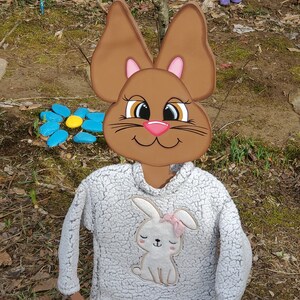 Easter Bunny Porch Sitter, Spring Porch Sitter, Outdoor Spring Porch ...