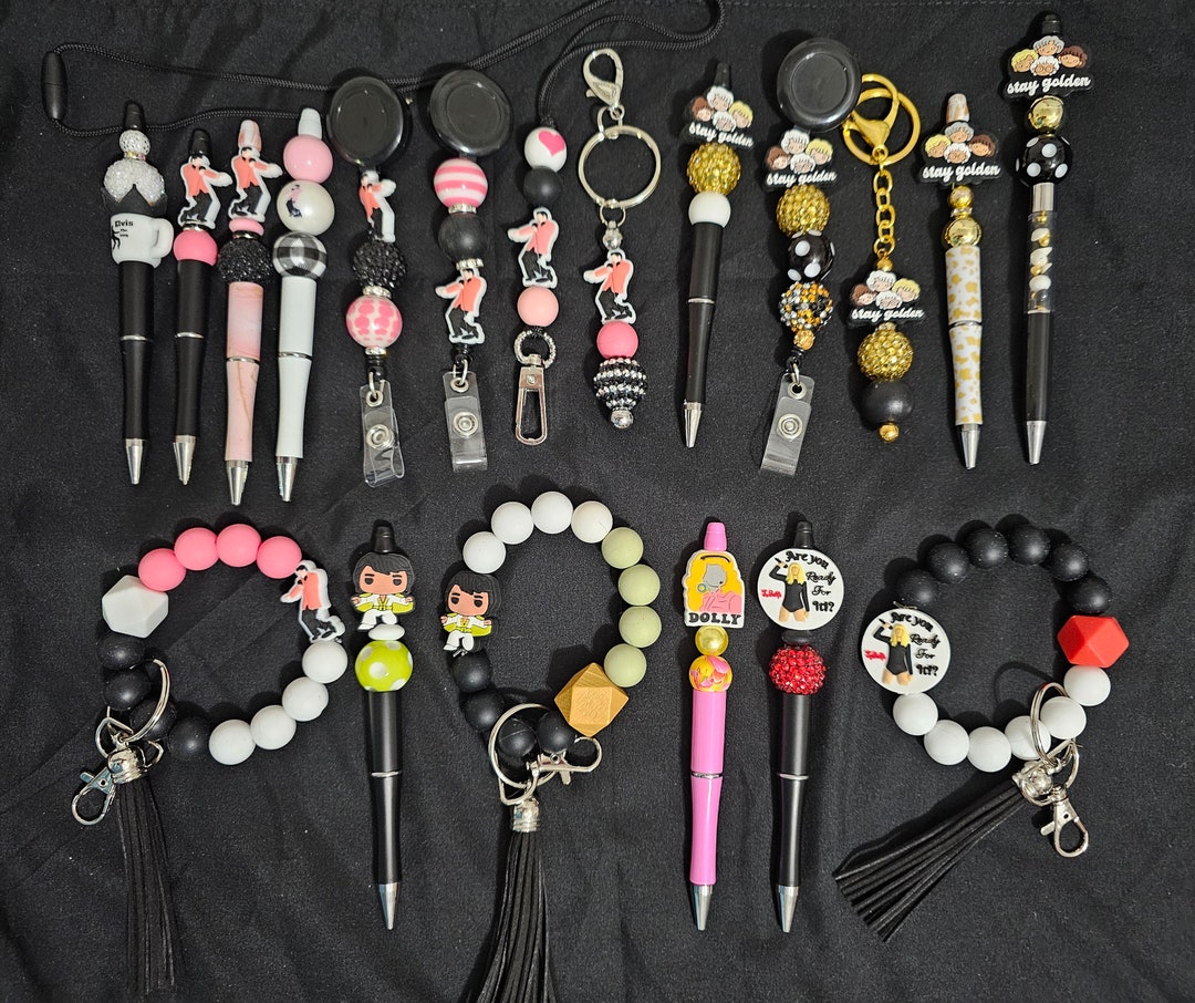 Elvis Presley Pens, Elvis Badge Reel, Golden Girls Key Chain Golden ...