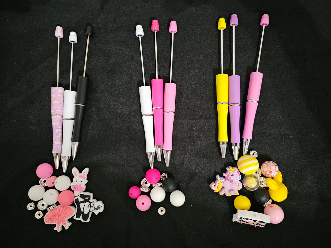 Beaded Pen Kits, DIY Beaded Pen Kits, Little Girls Pens, Ballet Pen ...