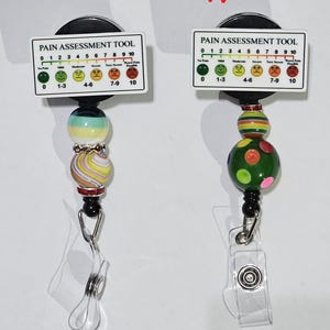 Pain Management Badge Reels, Beaded Badge Reels. Badge Reels, Medical ...