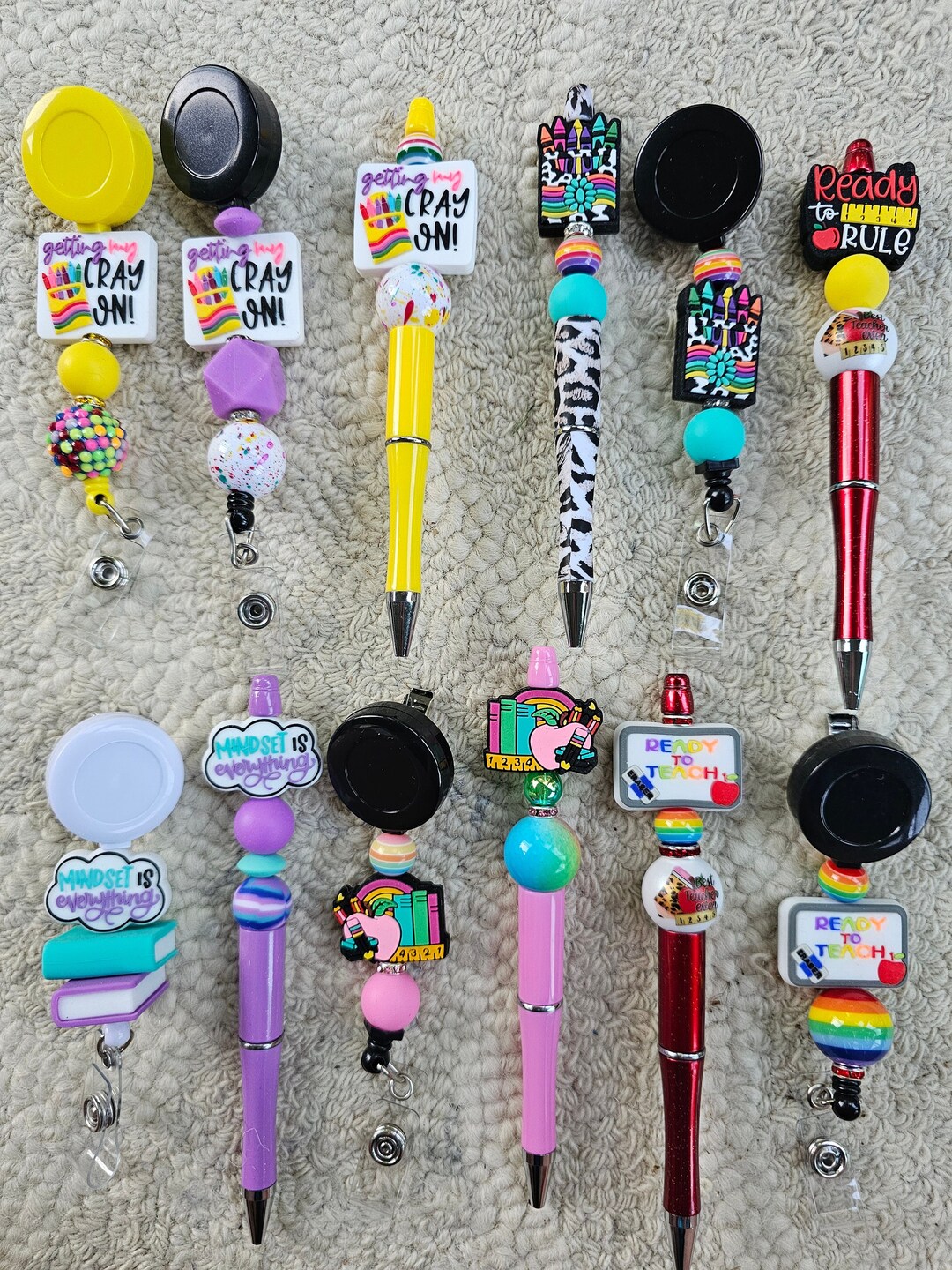 Teacher Badge Reels, Teacher Lanyards, Teacher Pens, Teacher's Beaded ...