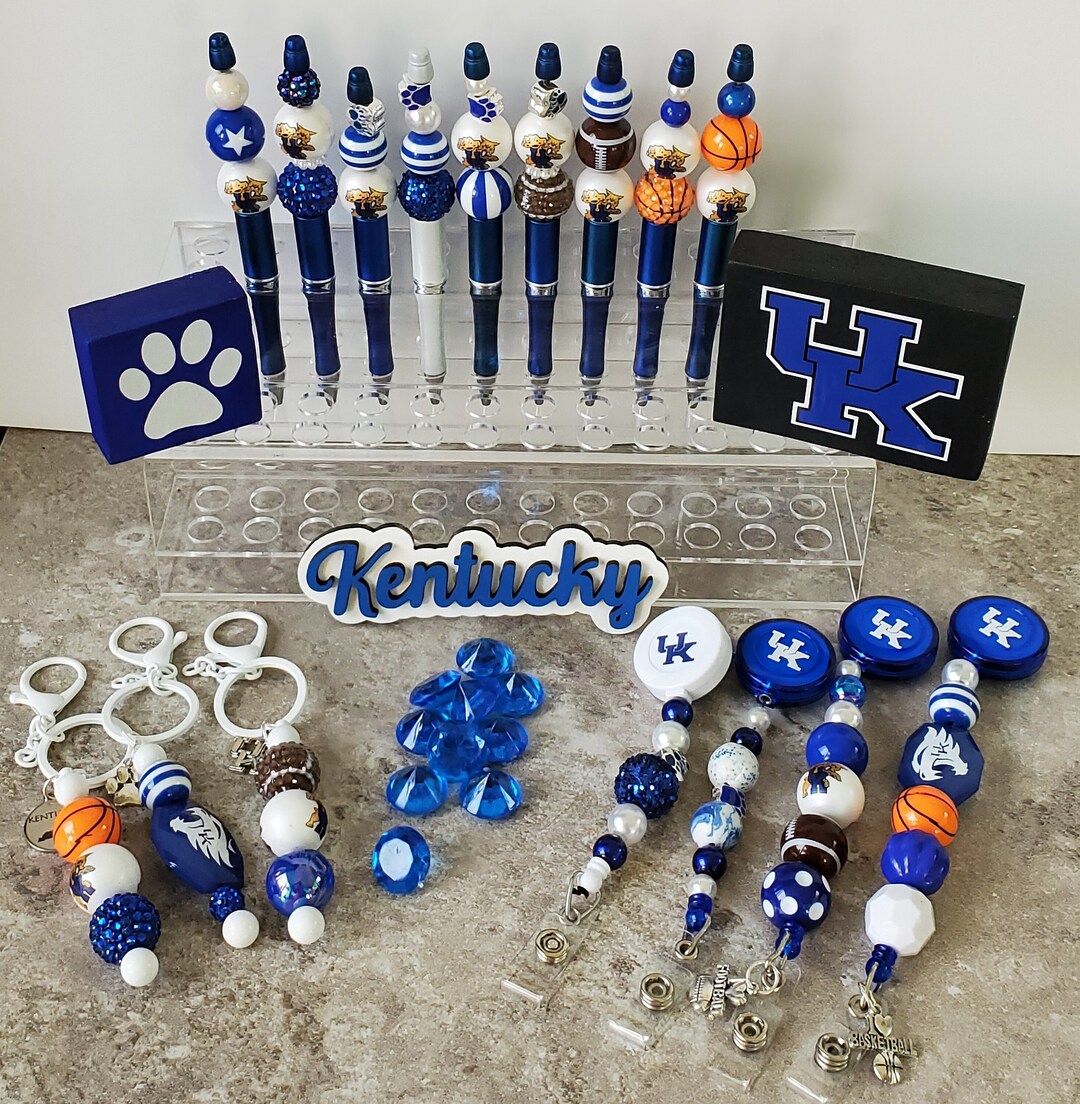 Kentucky Wildcats Badge Reels Kentucky Wildcats Key Chains - Etsy