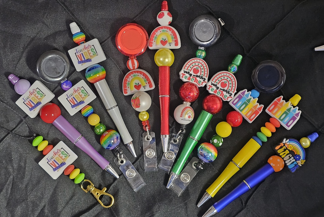 Teacher Badge Reels, Teacher Lanyards, Teacher Pens, Teacher's Beaded ...