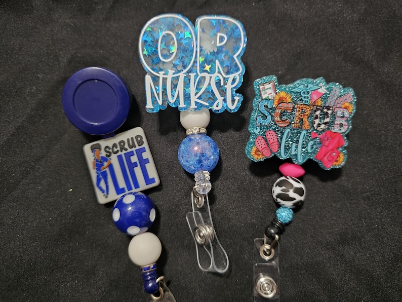 Surgery Tech Badge Reels, Surgical Tech Badge Reels, Surg Tech Name Tag ...